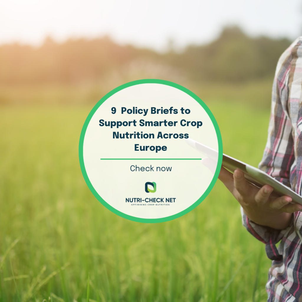 NUTRI-CHECK NET Releases Nine Policy Briefs to Support Smarter Crop ...